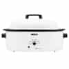 18 Qt. White Roaster Oven MWR18-14 | NESCO