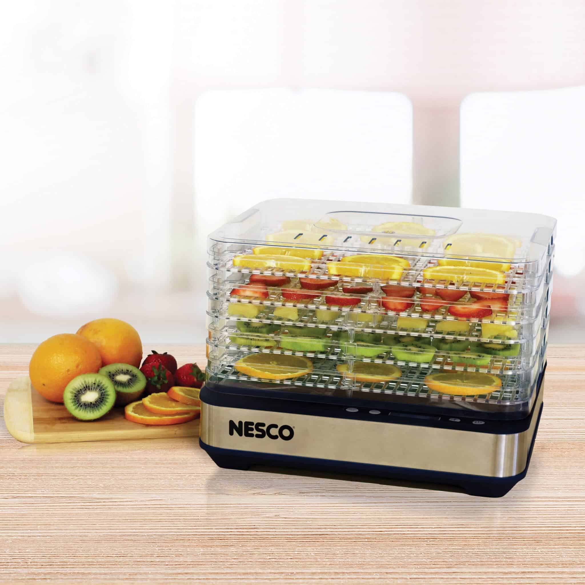 Digital 5 Rectangular Clear Tray Dehydrator FD-5TC | NESCO