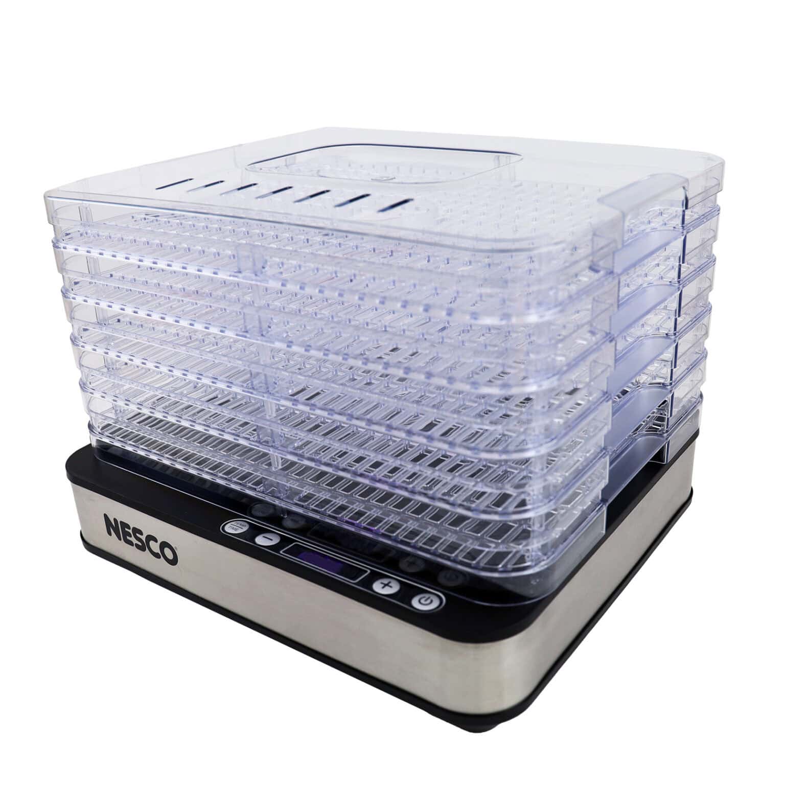 Digital 5 Rectangular Clear Tray Dehydrator FD-5TC | NESCO